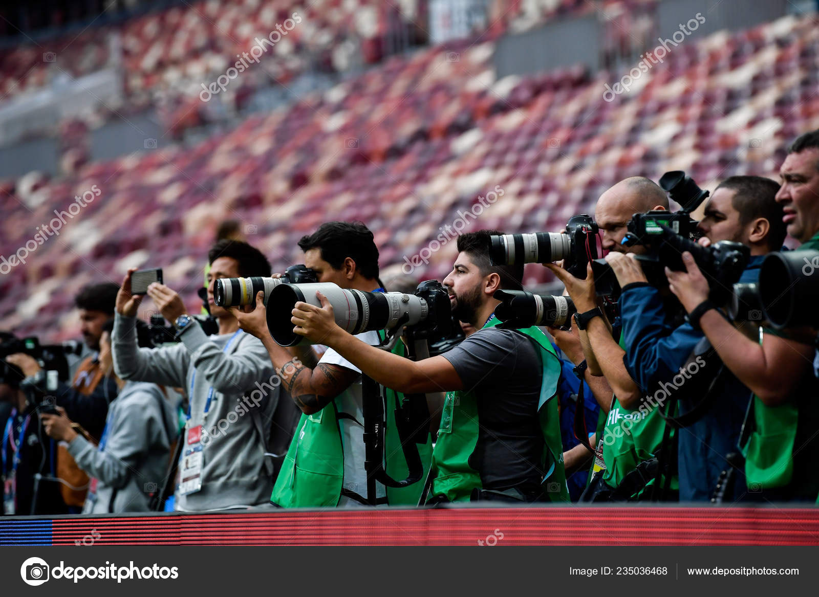 Photojournalists Record Training Session Saudi Arabia Ahead Group Match ...