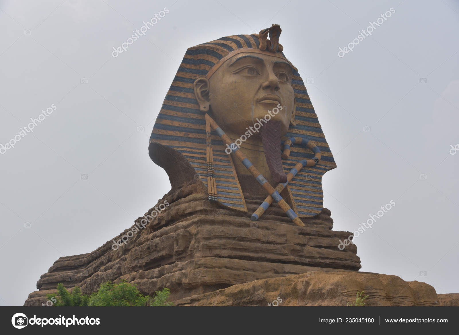 Replica Great Sphinx Pictured Chuzhou Great Wall International Tourism ...