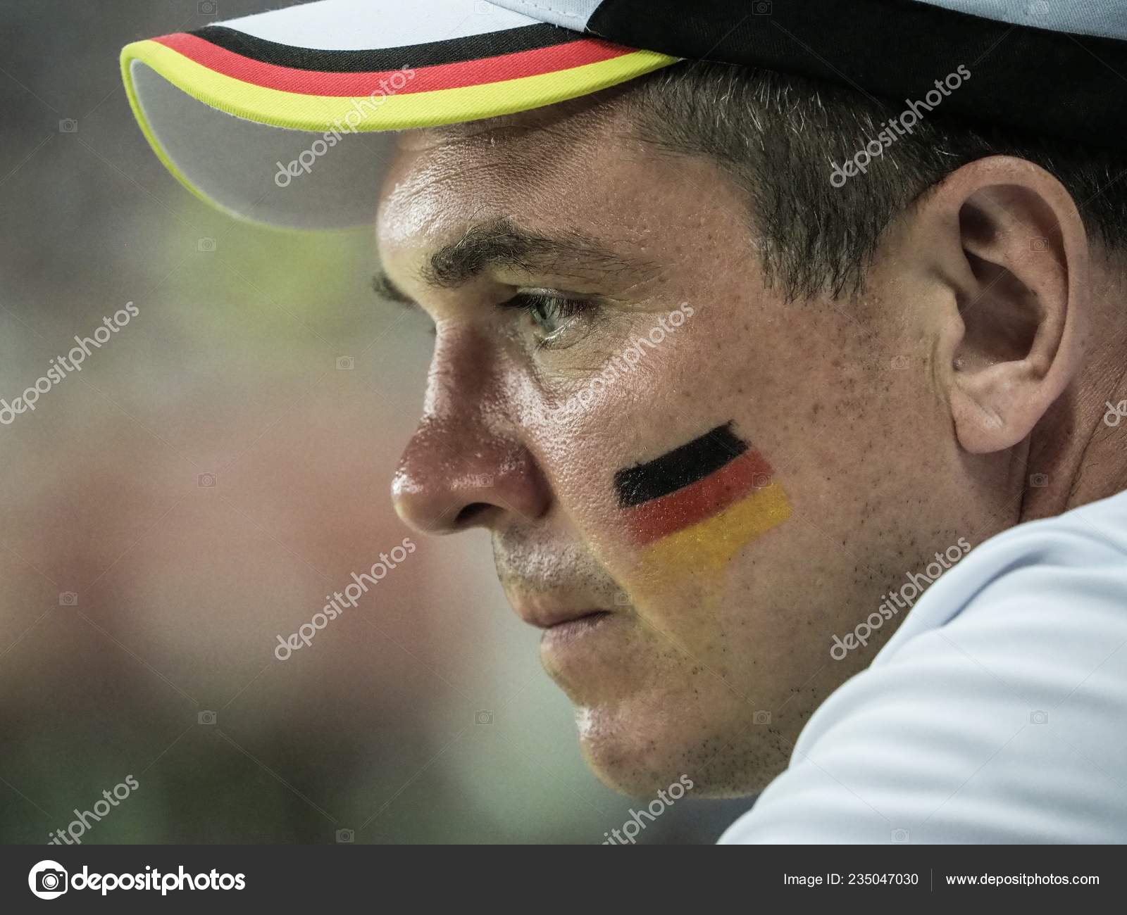 German Fan Pictured Group Match Germany Sweden Fifa World Cup — Stock ...