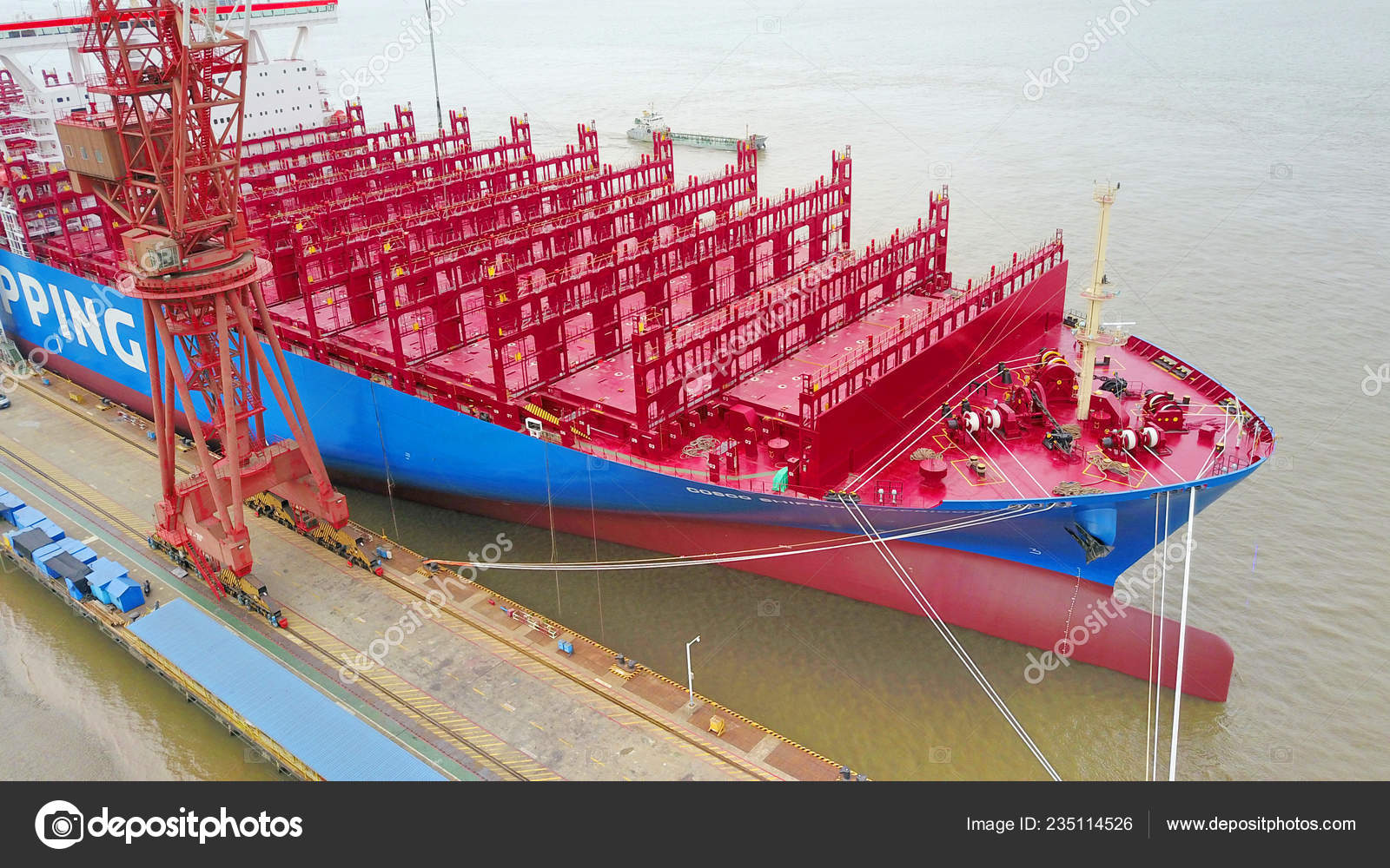 000 Teu Container Vessel Cosco Shipping Capricorn Manufactured Nantong ...