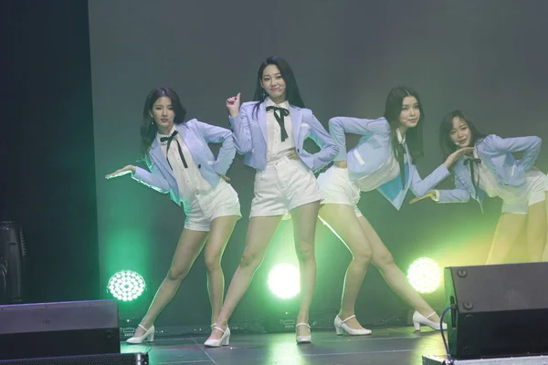 Members South Korean Girl Group Gugudan Also Stylized Gu9Udan Perform – Stock Editorial Photo ...