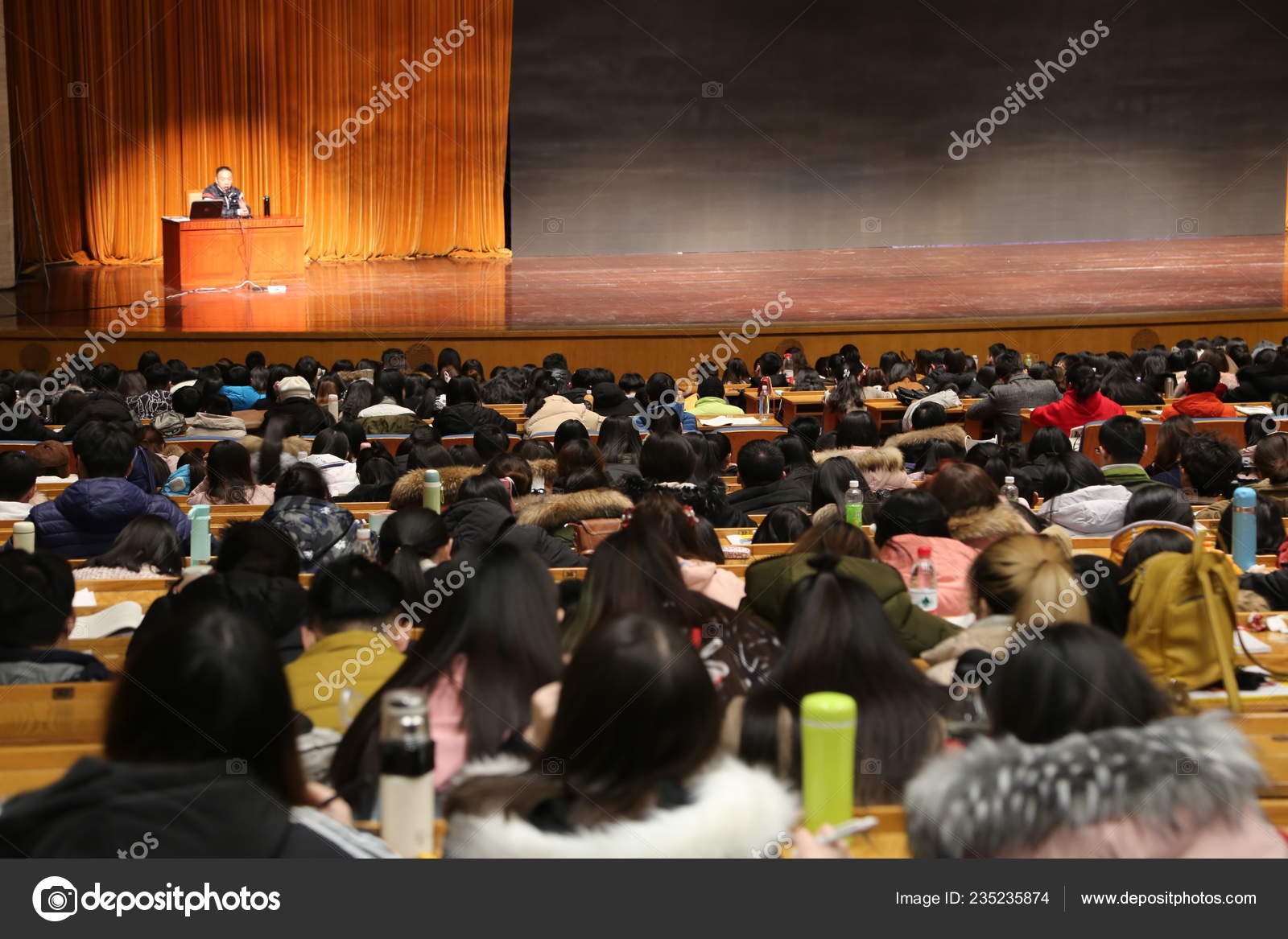 Chinese Students Take Part Lecture Annual Postgraduate Entrance ...