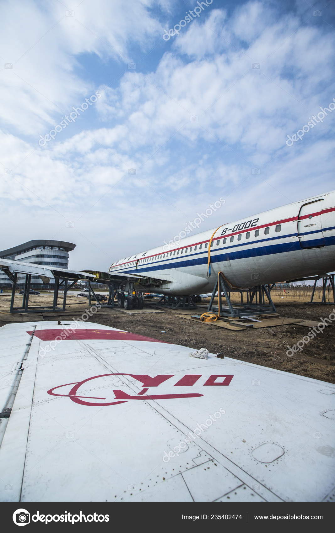 Prototype Shanghai China's First Domestic Passenger Aircraft Being ...