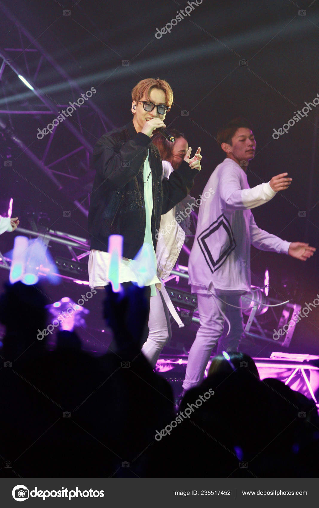 Japanese Pop Boy Band Inds Perform Concert Hong Kong China — Stock ...