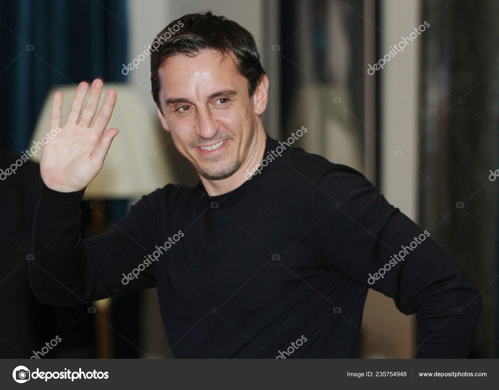 Former English Soccer Player Gary Neville Attends Commencement Ceremony ...