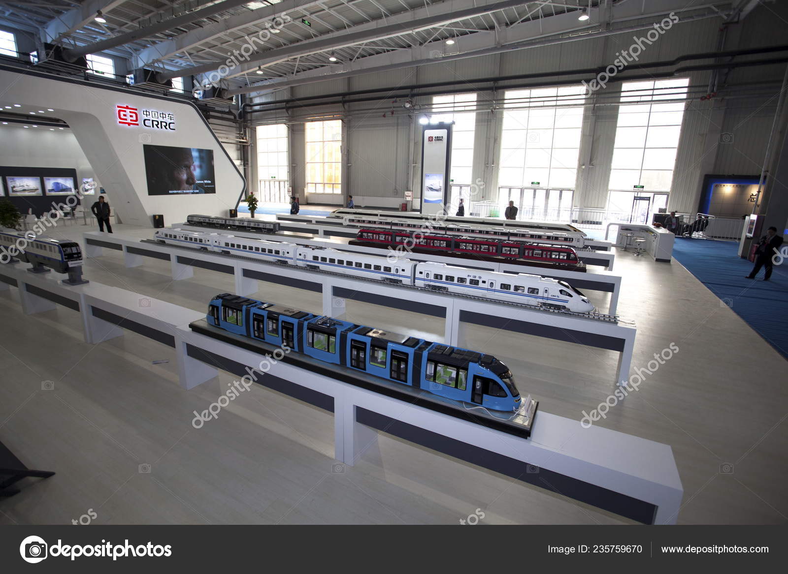 View Model Trains Display Stand Crrc China Railway Rolling Stock ...