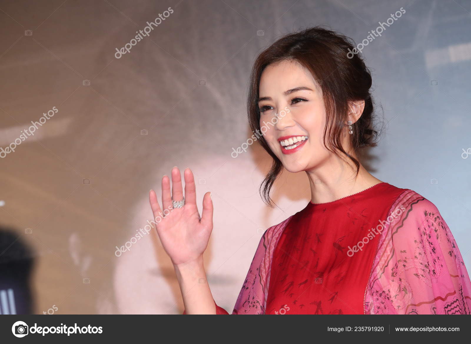Singer Actress Charlene Choi Hong Kong Pop Duo Twins Attends — Stock ...