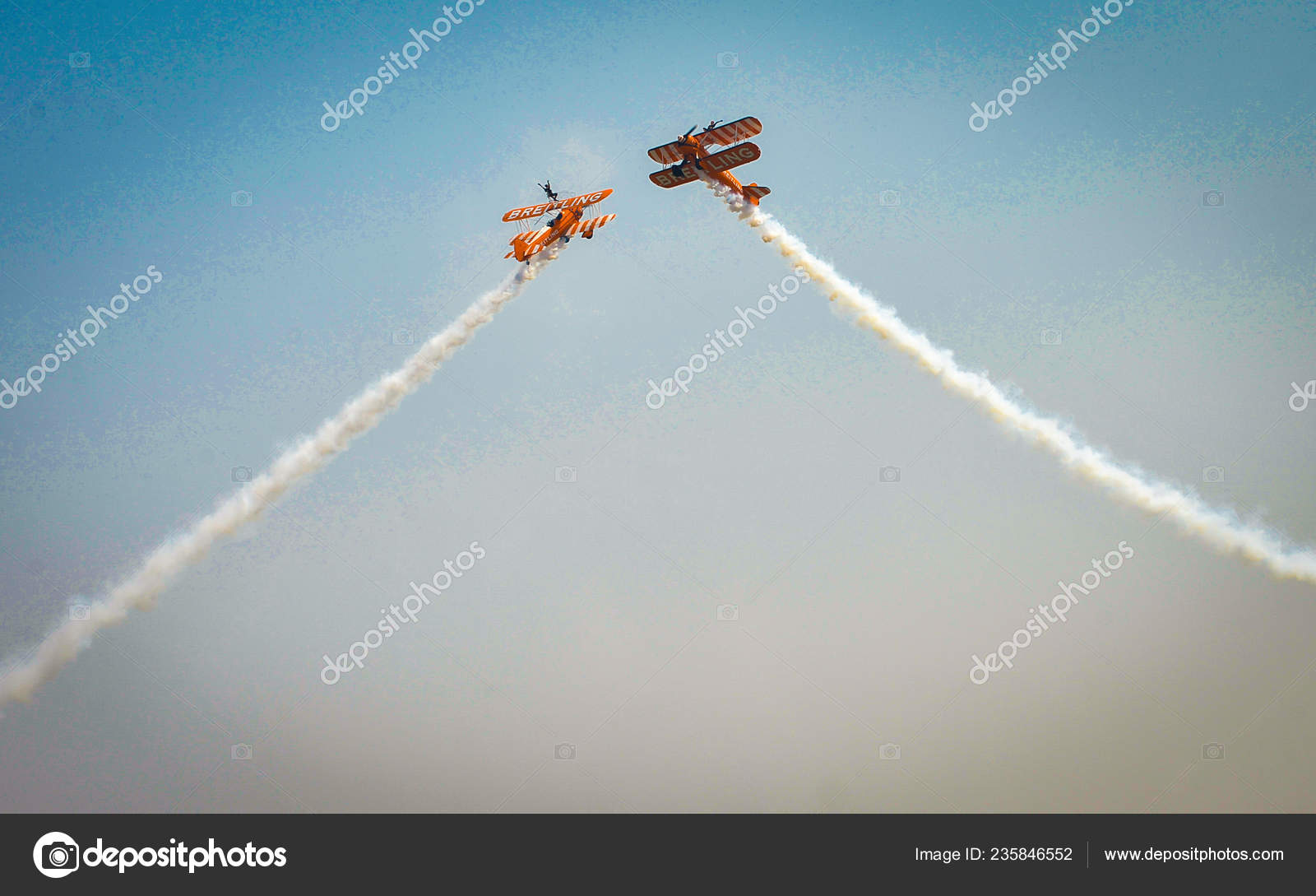 British Aerobatics Wingwalking Team Aerosuperbatics Perform Acrobatics ...