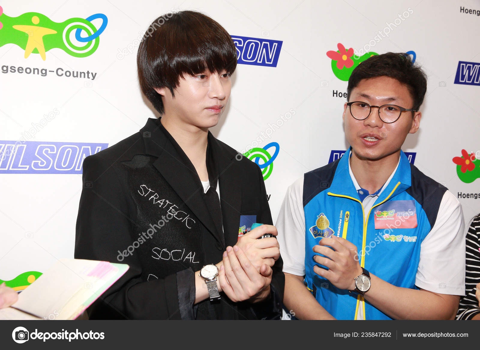 Singer Actor Kim Hee Chul Right Better Known Mononym Heechul — Stock ...