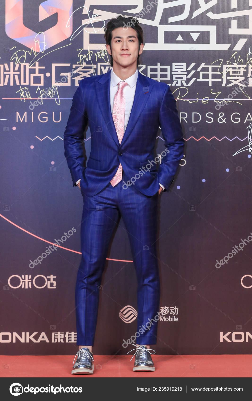 Hong Kong Singer Actor Aarif Lee Arrives Red Carpet 7Th — Stock ...