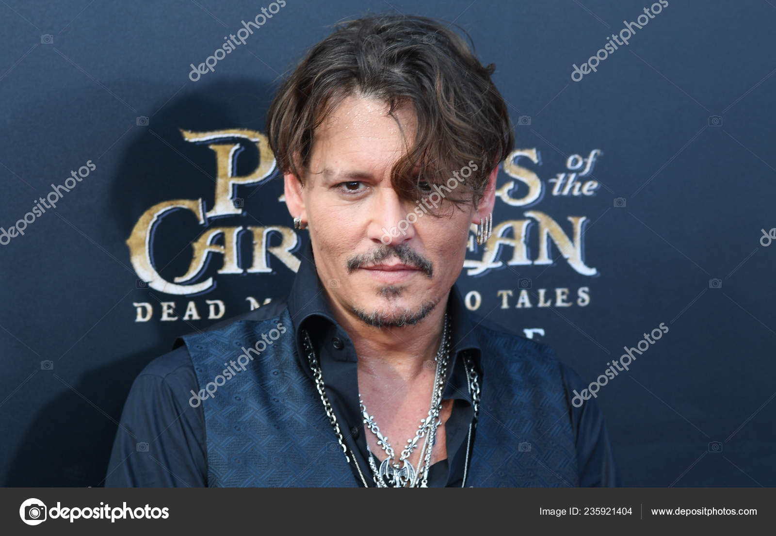 American Actor Johnny Depp Arrives Red Carpet Premiere His New – Stock Editorial Photo ...