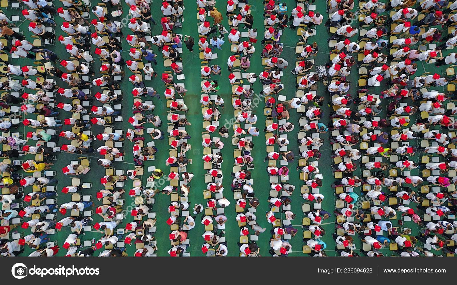 Students Take Part Coming Age Ceremony Parents High School Yangzhou ...