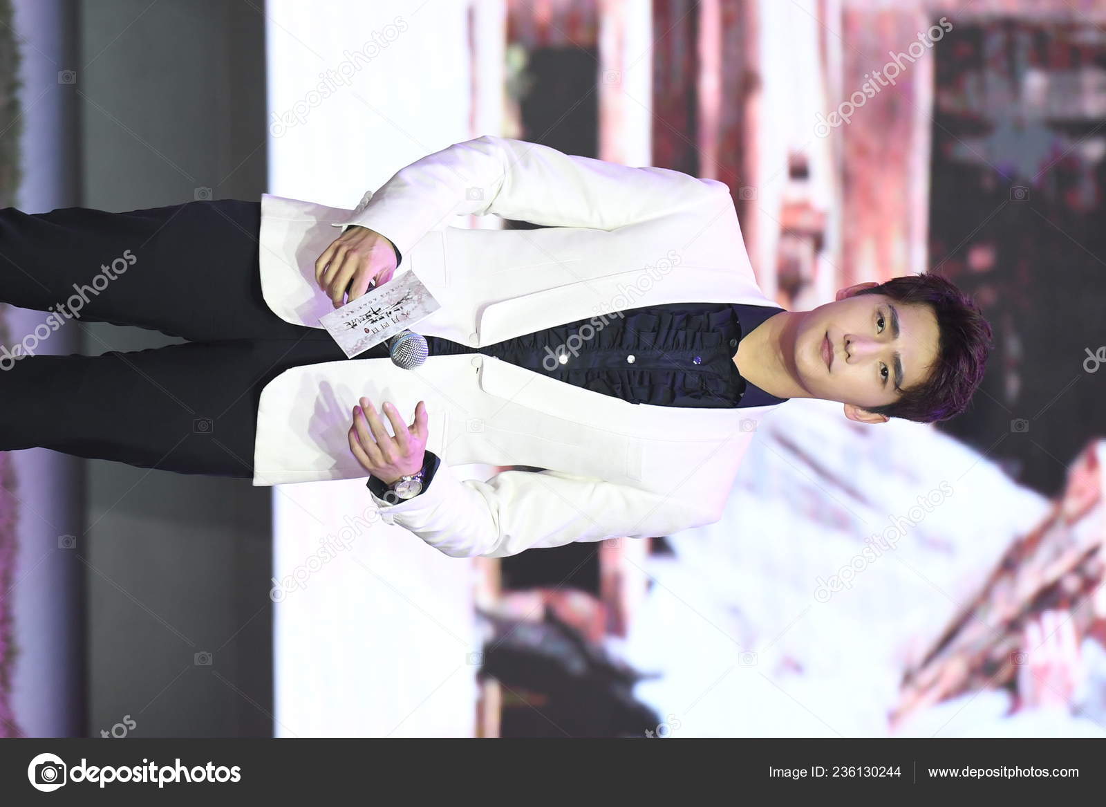 Chinese Actor Yang Yang Attends Press Conference Promote New Movie ...