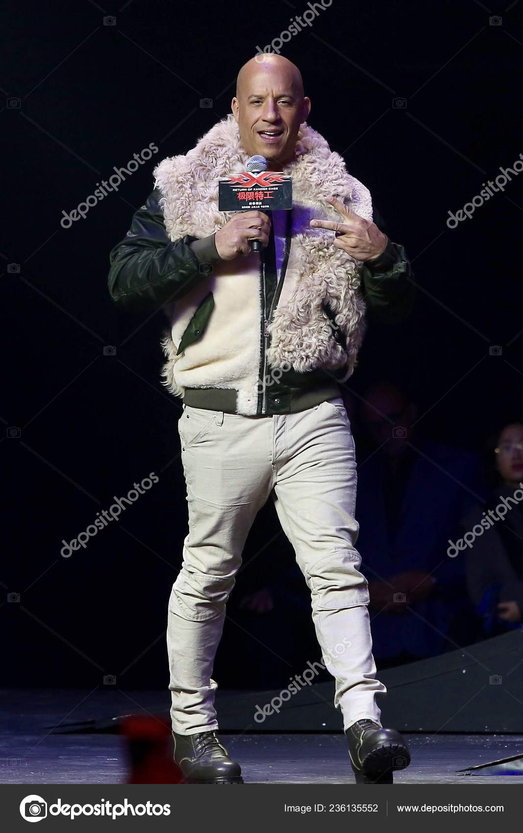 American Actor Mark Sinclair Better Known His Stage Name Vin — Stock ...