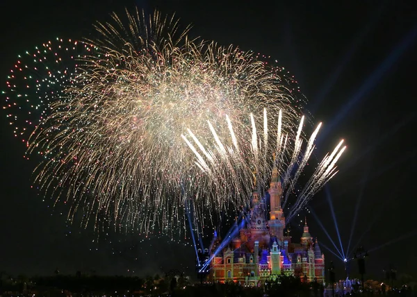 Fairy castle fireworks Stock Photos, Royalty Free Fairy castle ...