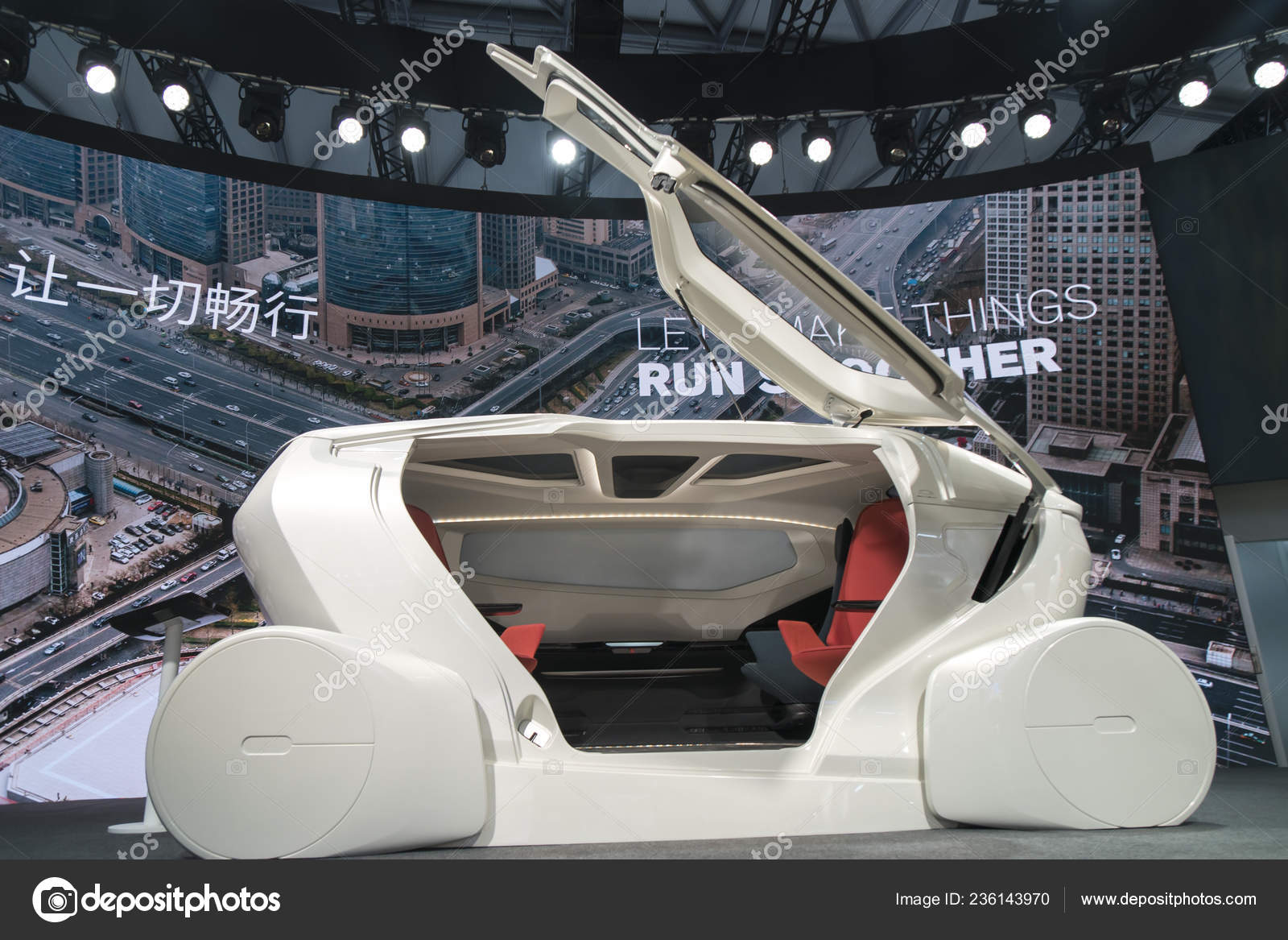 Self Driving Concept Car Inmotion National Electric Vehicle Sweden Nevs ...