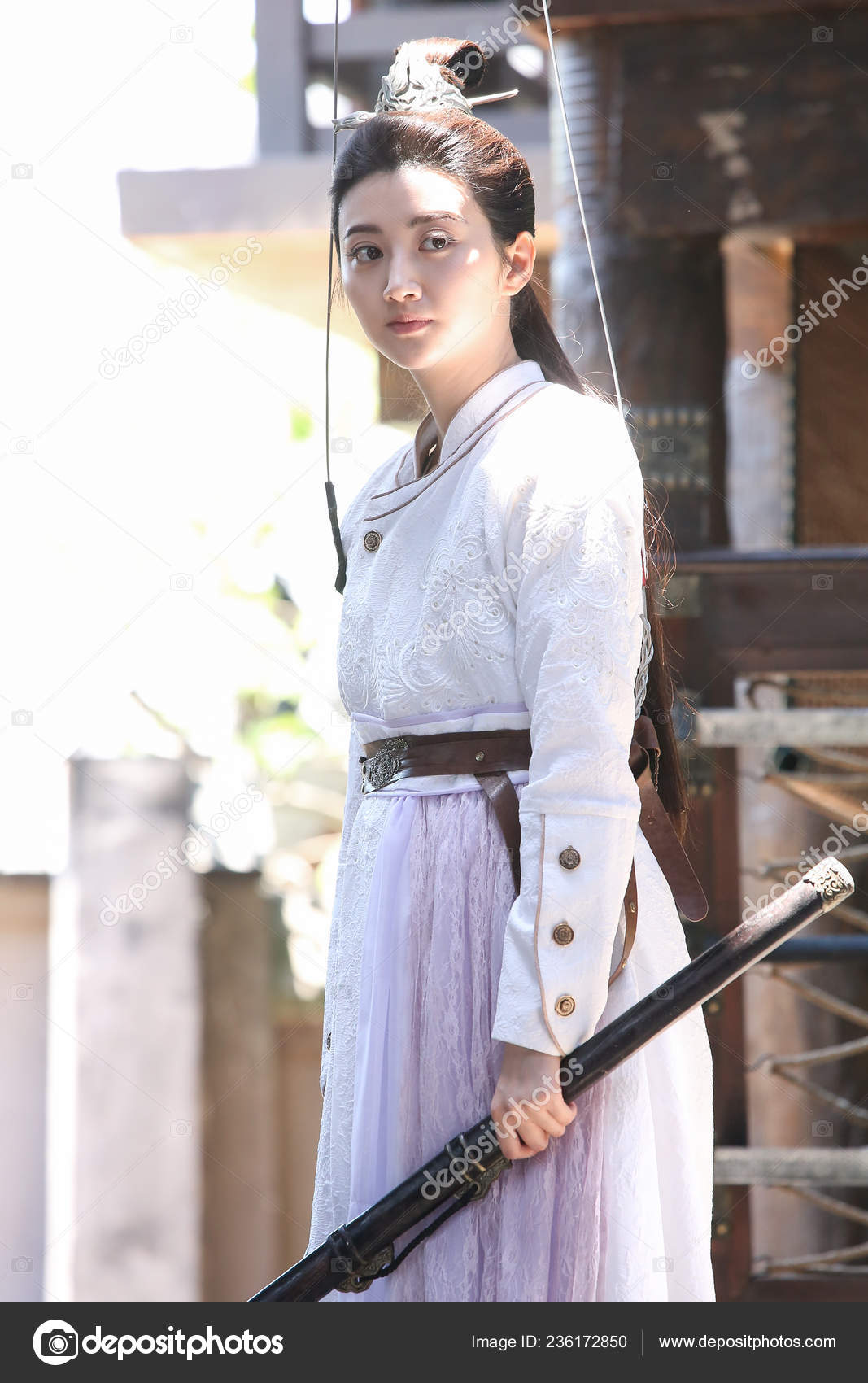 Chinese Actress Jing Tian Pictured Filming Session Set Her New – Stock Editorial Photo ...