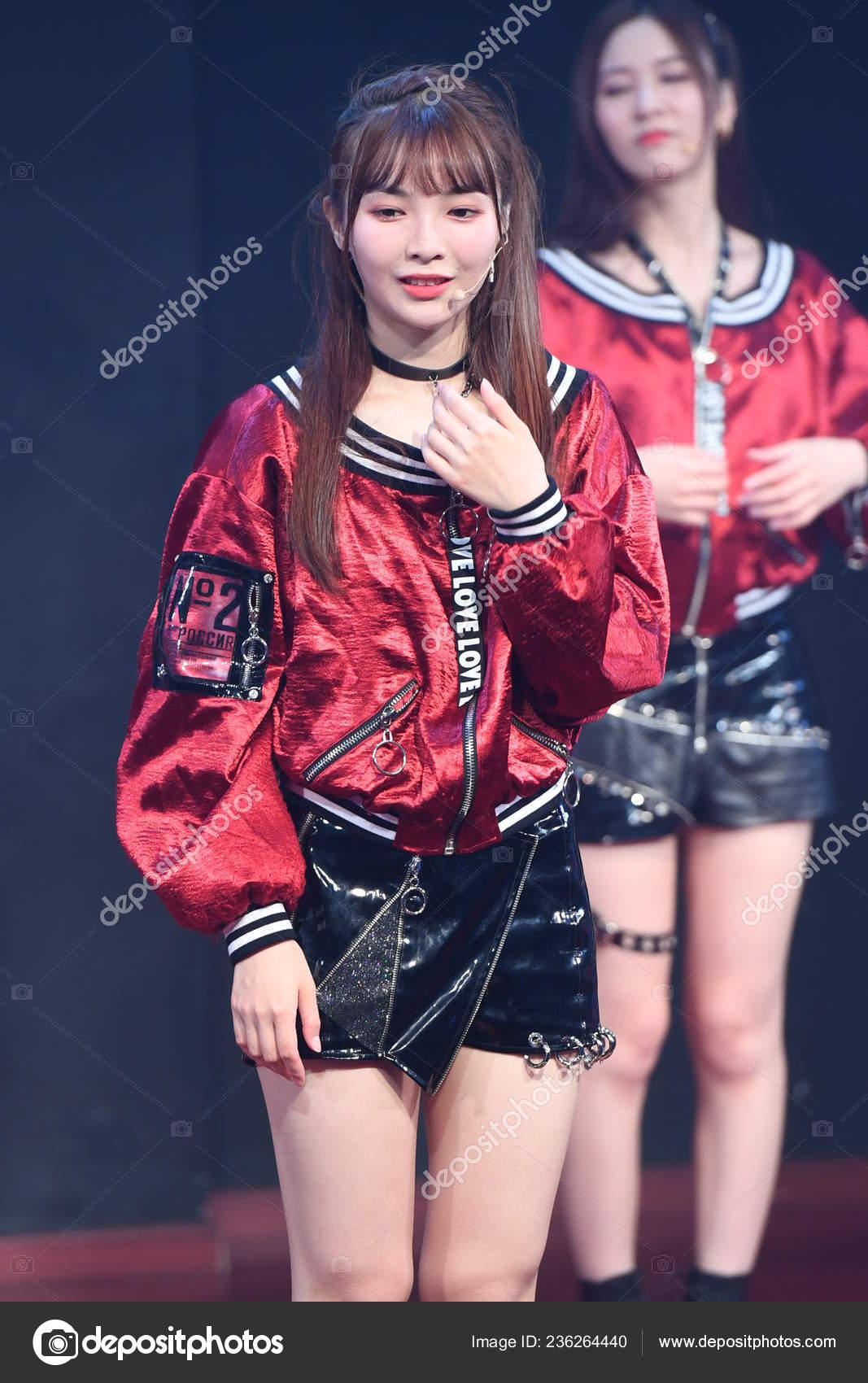 Members Chinese Idol Girl Group Snh48 Team Hii Perform Public — Stock Editorial Photo ...