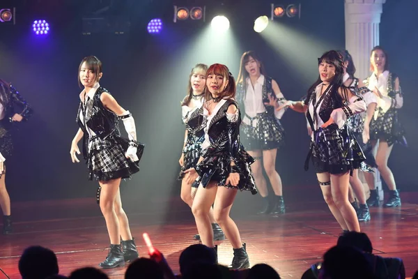 Members Chinese Girl Group Shy48 Perform Press Conference Announce ...