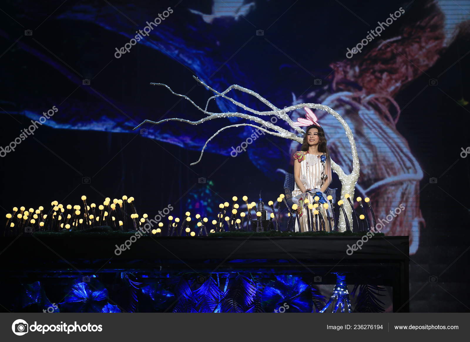 Hebe Tien Tien Chen Taiwanese Girl Group Performs Her Concert — Stock ...