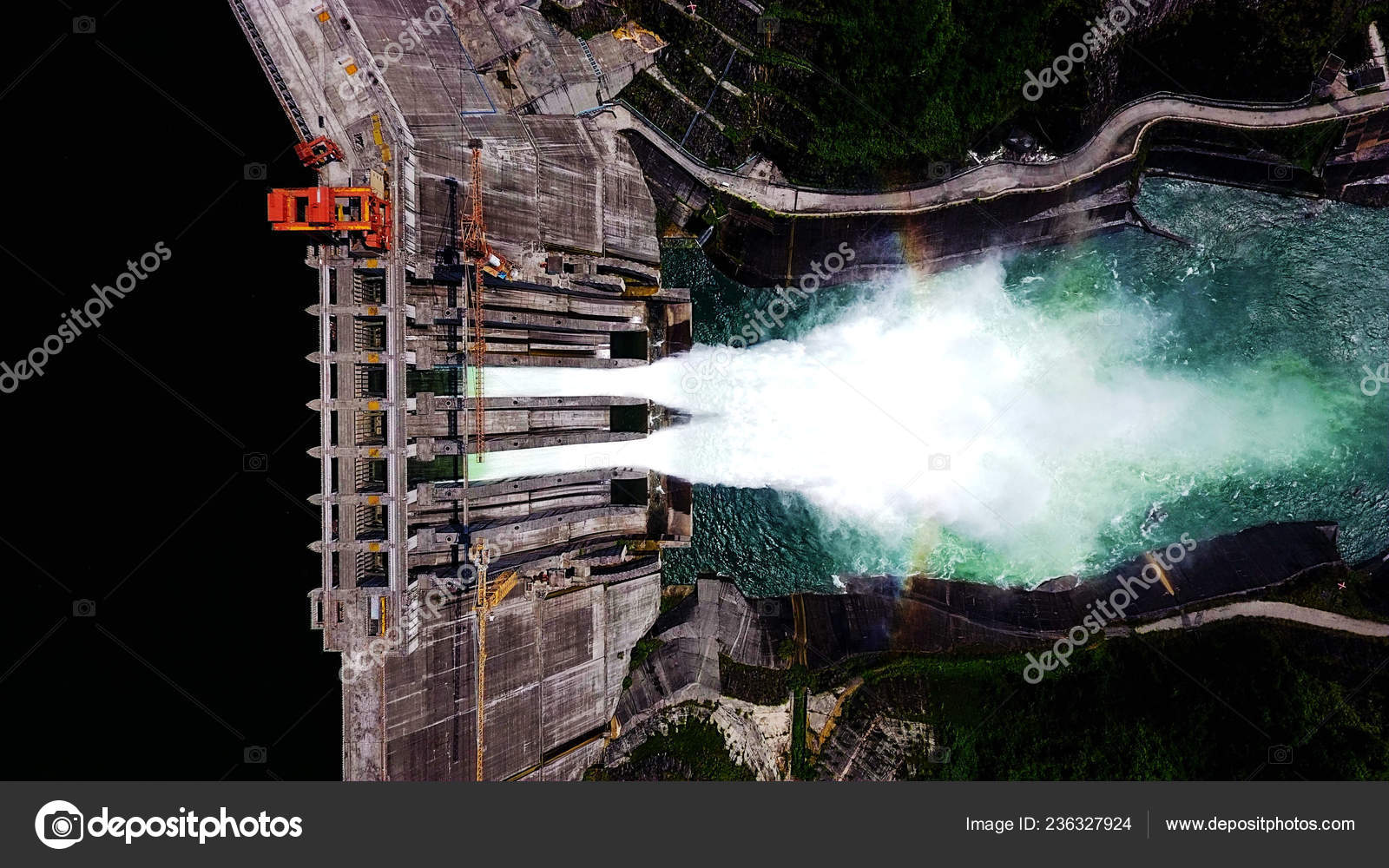 View Longtan Hydropower Station Releasing Water Need Flood Control ...