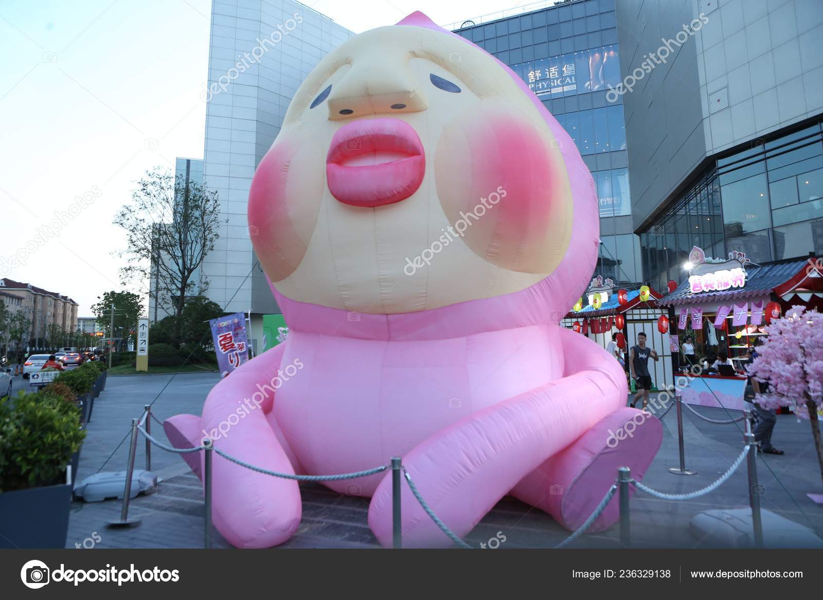 Meter Tall Giant Inflatable Kobitos Popular Japanese Cartoon Character ...