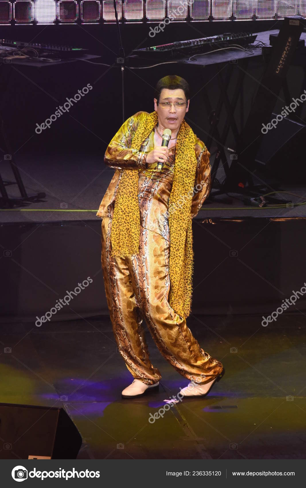Japanese Comedian Daimaou Kosaka Better Known His Stage Name Pikotaro — Stock Editorial Photo ...