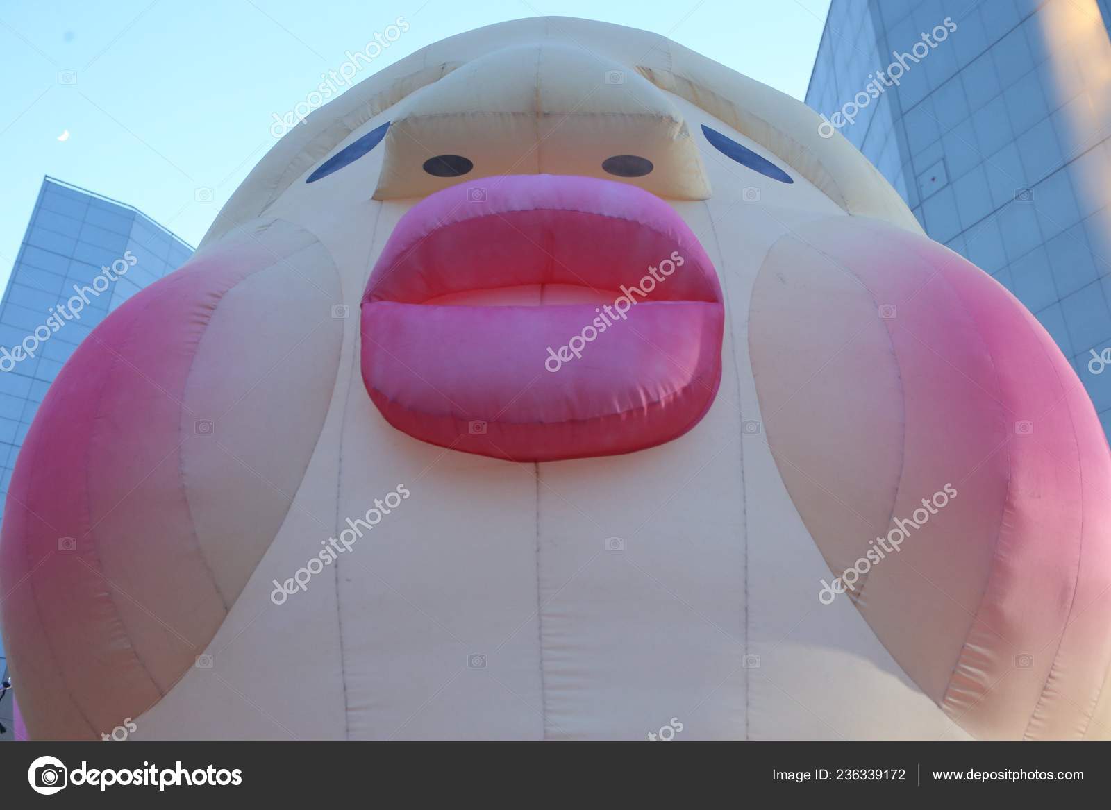 Meter Tall Giant Inflatable Kobitos Popular Japanese Cartoon Character ...