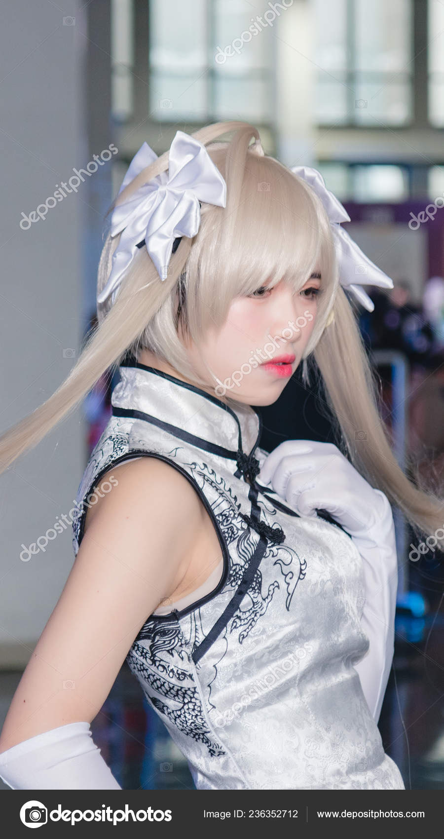 Cosplayer Poses Hangzhou Cosplay Cultural Festival Hangzhou City East ...
