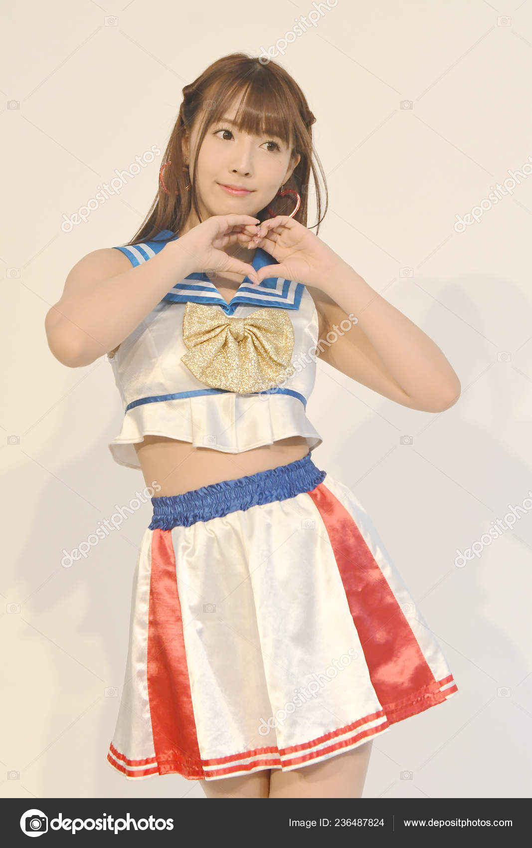 Japanese Star Yua Mikami Former Member Japanese Idol Girl Group — Stock ...