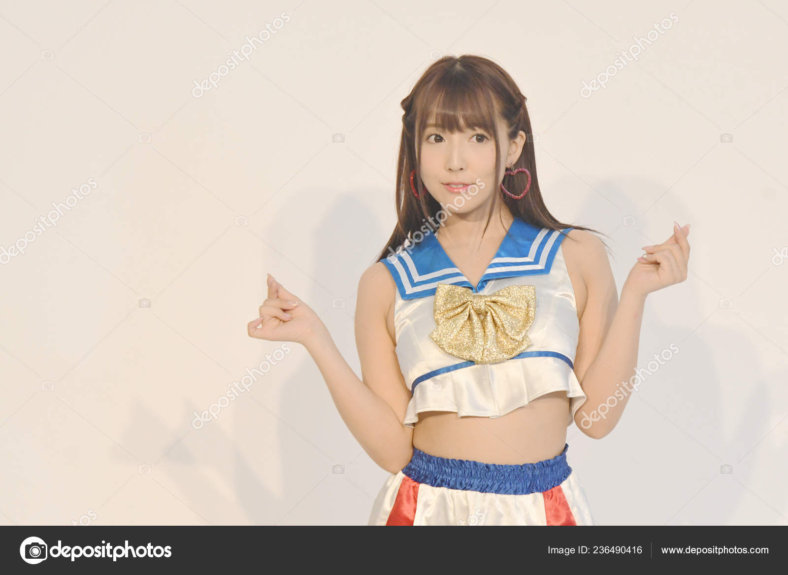 Japanese Star Yua Mikami Former Member Japanese Idol Girl Group — Stock ...