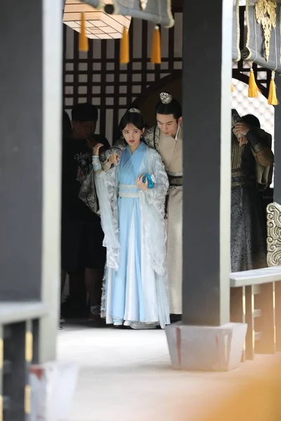Chinese Actress Jing Tian Pictured Filming Session Set Her New — Stock ...