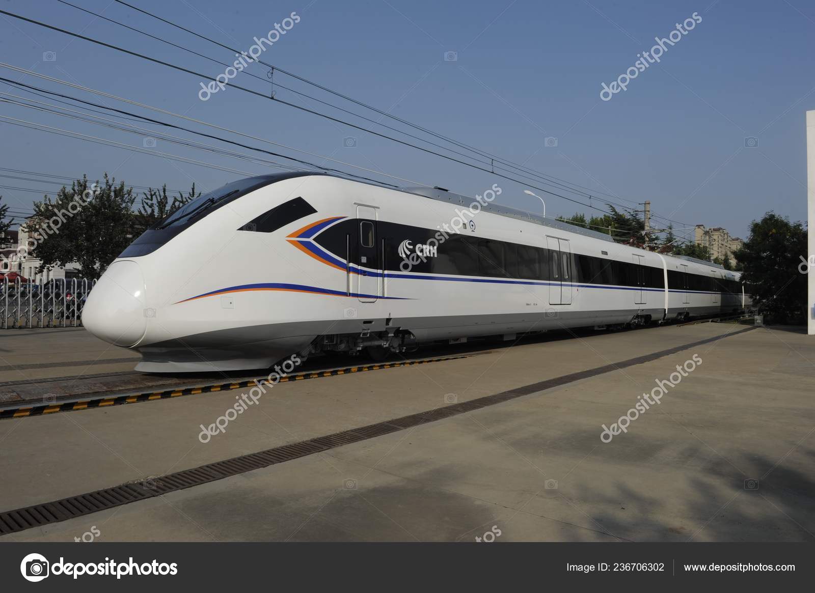 Crh6 Intercity Train Four Car Configuration Pictured Qingdao City East ...