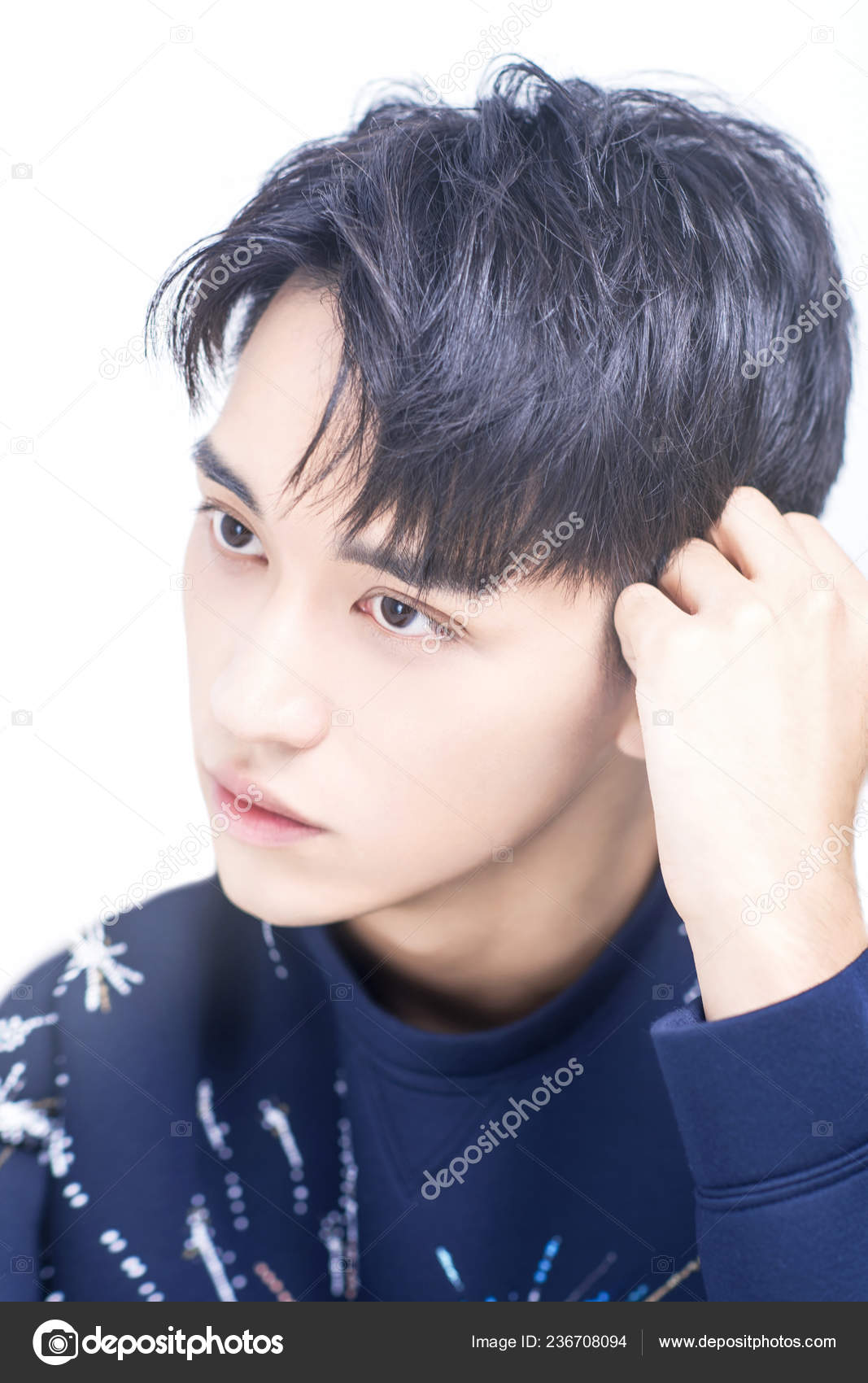 Chinese Singer Actor Weizhou Known Internationally Timmy Poses Portrait ...