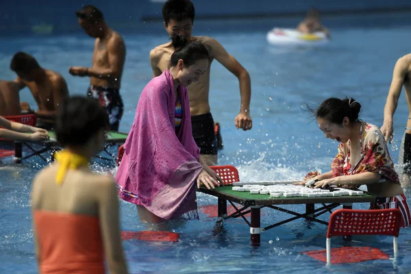 Chinese Boy Keeps Balance Parallel Bars His Teammates Look Aside ...