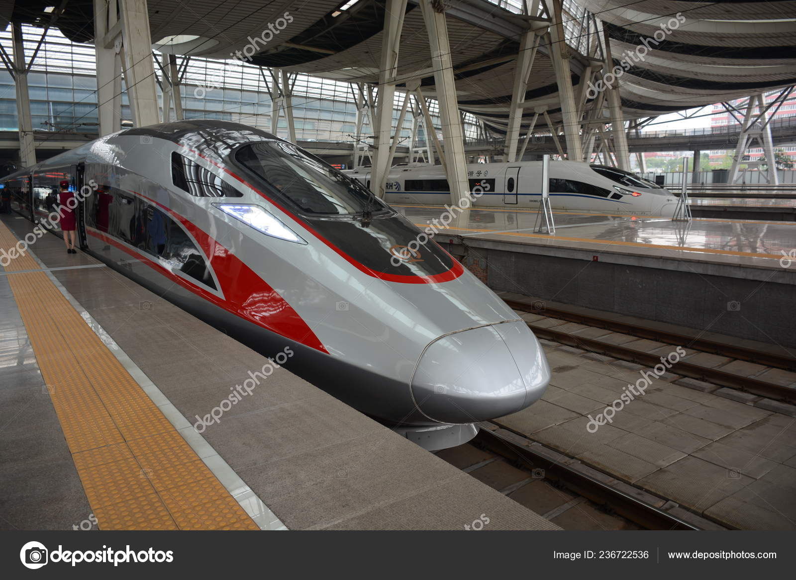 Fuxing High Speed Bullet Train Beijing Shanghai High Speed Railway ...