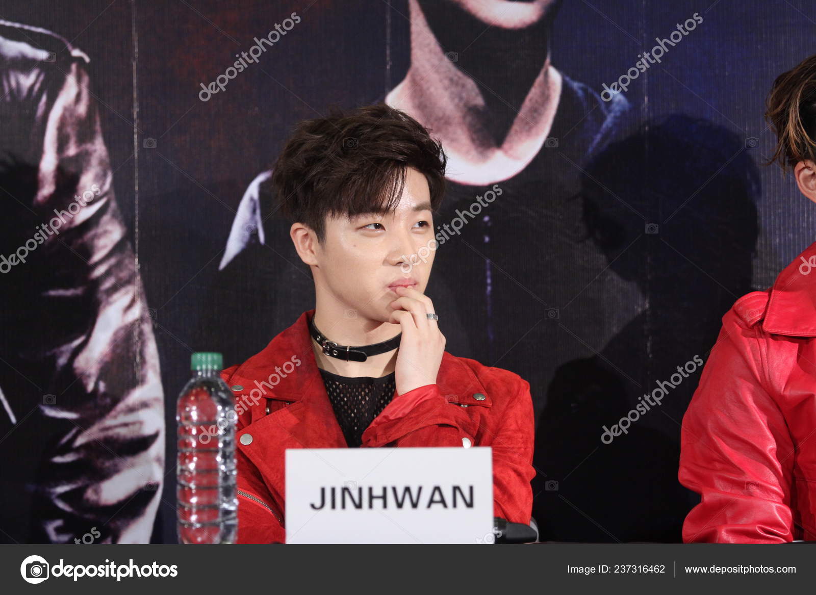 Kim Jin Hwan Jinhwan South Korean Boy Group Ikon Attends — Stock ...