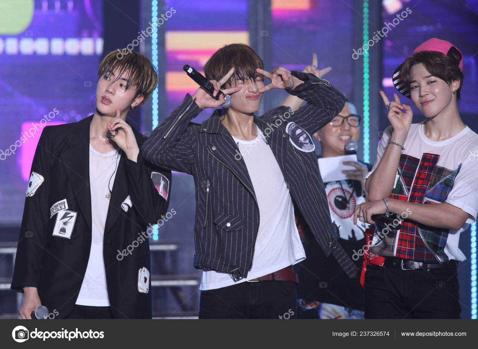 South Korean Boy Group Bts Bangtan Boys Bulletproof Boy Scouts — Stock ...