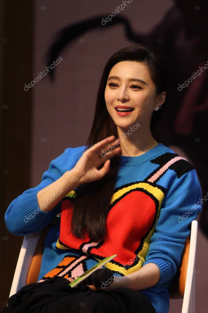 La actriz china Fan Bingbing asiste a un evento promocional para su película "I Am Not Madame ...