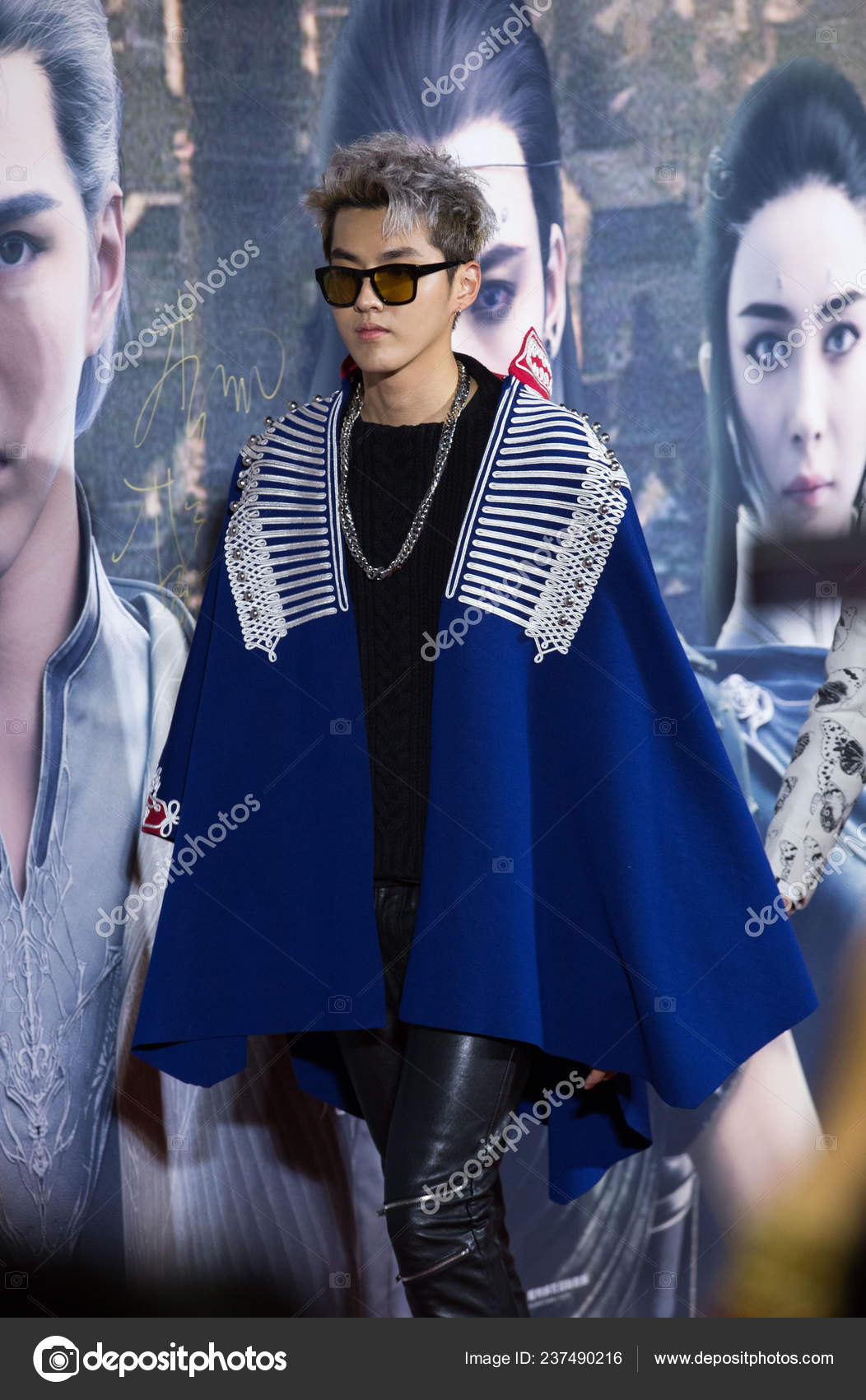 Chinese Actor Singer Kris Yifan Attends Premiere Ceremony Movie Legend ...