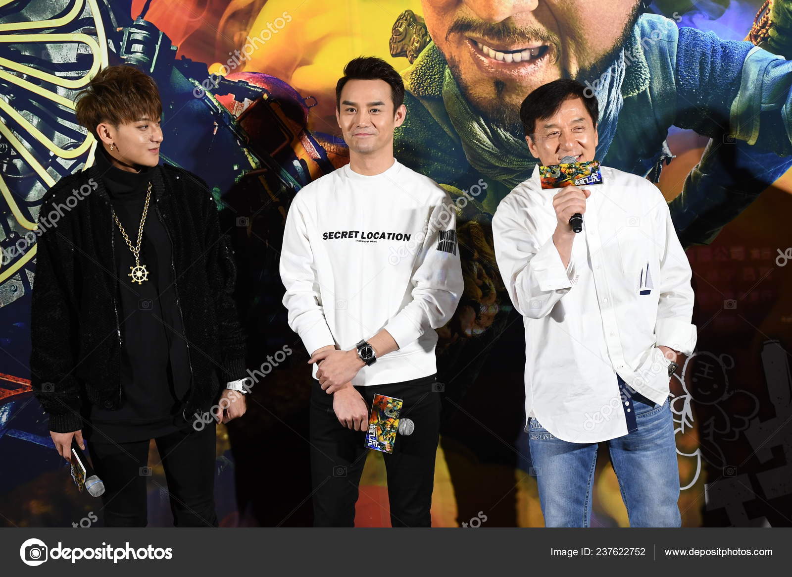 Left Chinese Singer Actor Huang Zitao Better Known Tao Actor — Stock ...