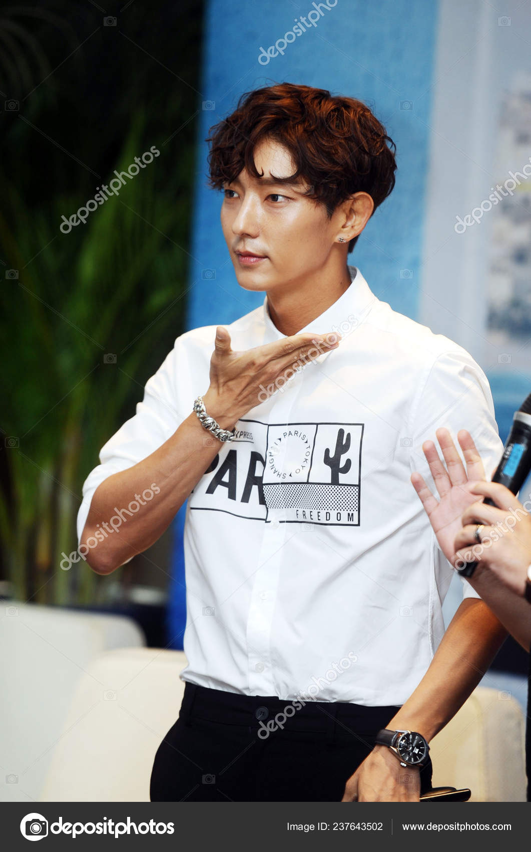 South Korean Actor Singer Lee Joon Attends Press Conference Premiere ...