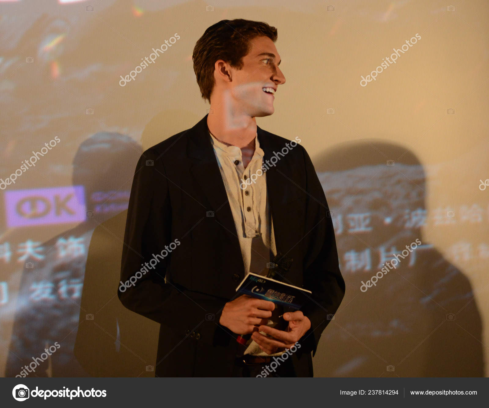 Russian Actor Model Matvey Lykov Attends Promotional Event His Movie ...