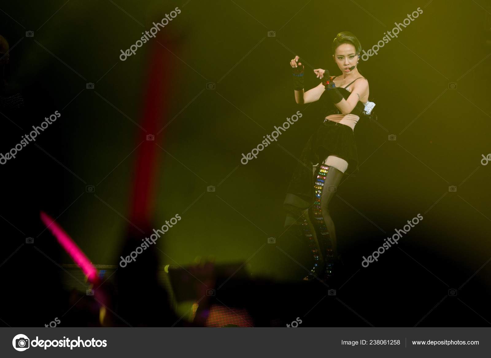 Taiwanese Singer Jolin Tsai Performs Her Concert Beijing China May ...
