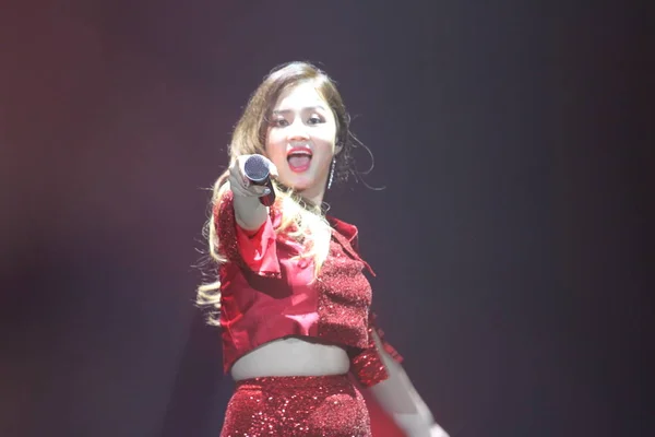 South Korean Girl Group Apink Performs Its Concert Shanghai China ...