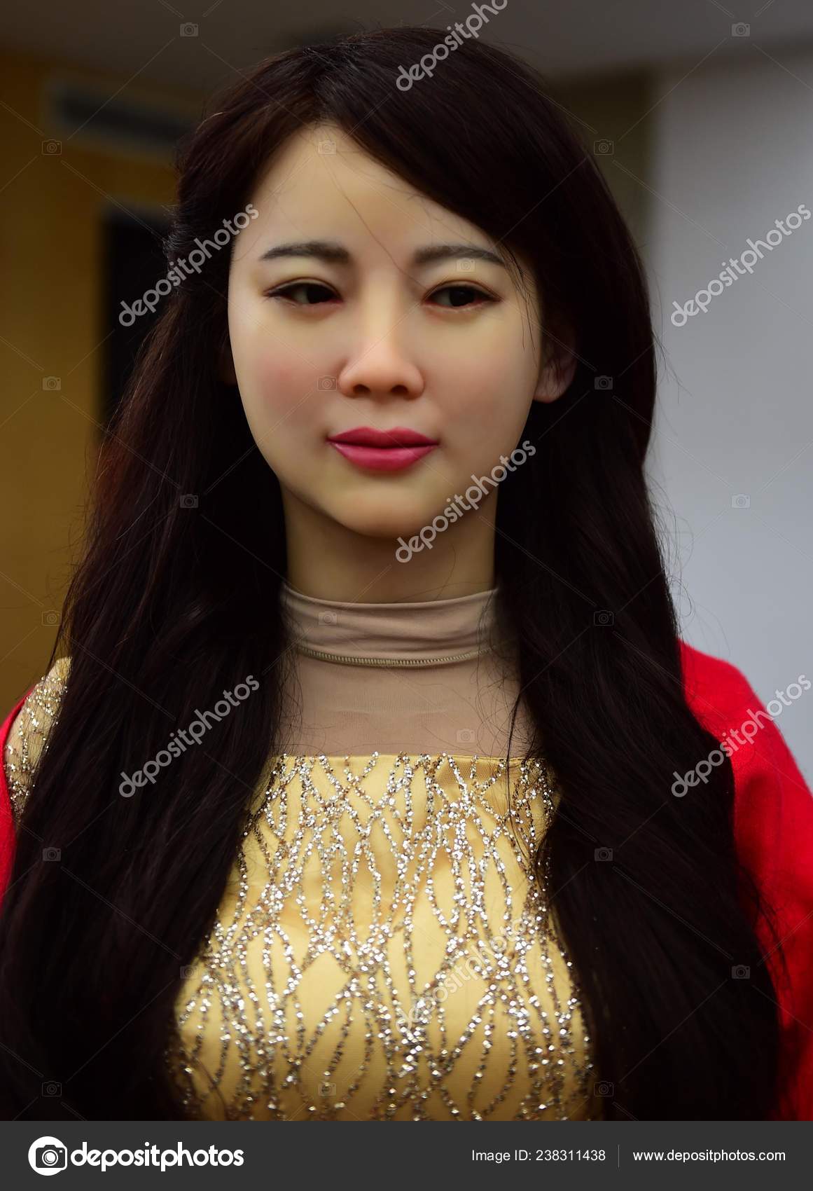 Humanoid Robot Jiajia Display University Science Technology China Hefei ...