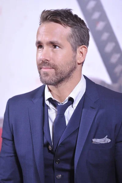 Canadian American Actor Ryan Reynolds Attends China Press Conference ...