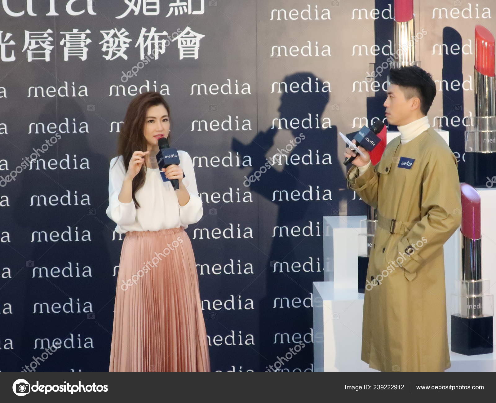 Selina Taiwanese Girls Group Attends Promotional Event Kanebo Media Hong – Stock Editorial Photo ...