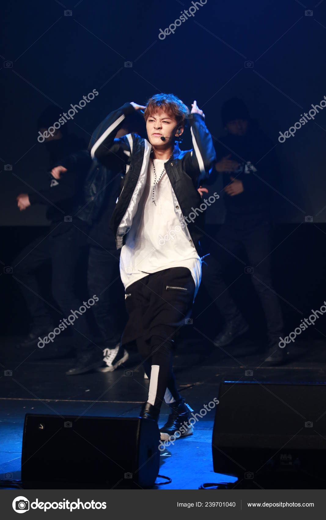 Members New South Korean Boy Group Map6 Perform Showcase Seoul — Stock ...