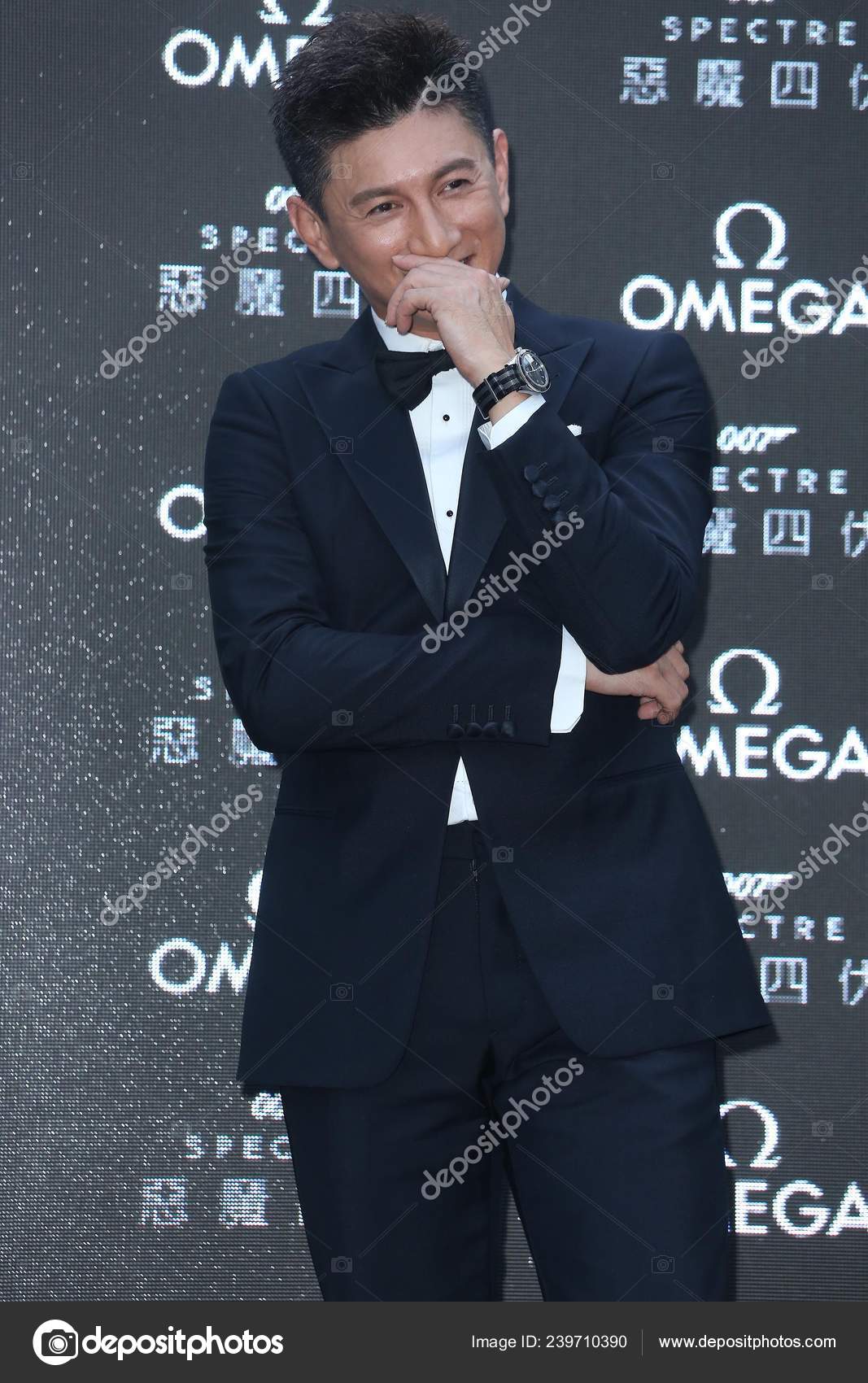 Taiwanese Singer Actor Nicky Attends Promotional Event Omega Watches ...